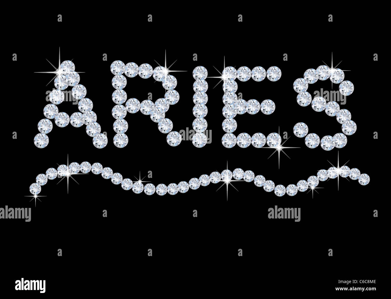 Diamond zodiac sign Stock Photo - Alamy