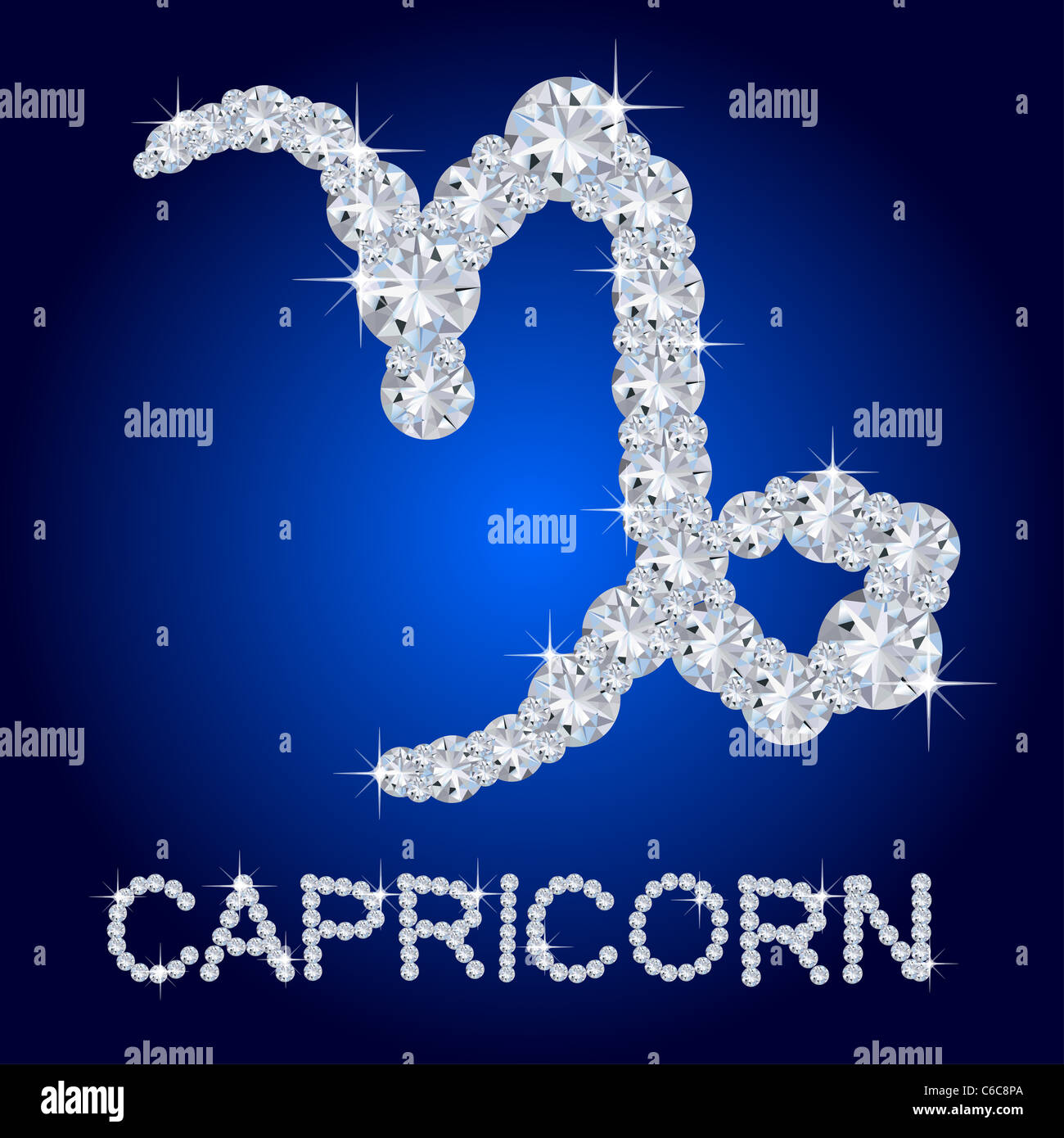 diamond zodiac sign Stock Photo - Alamy