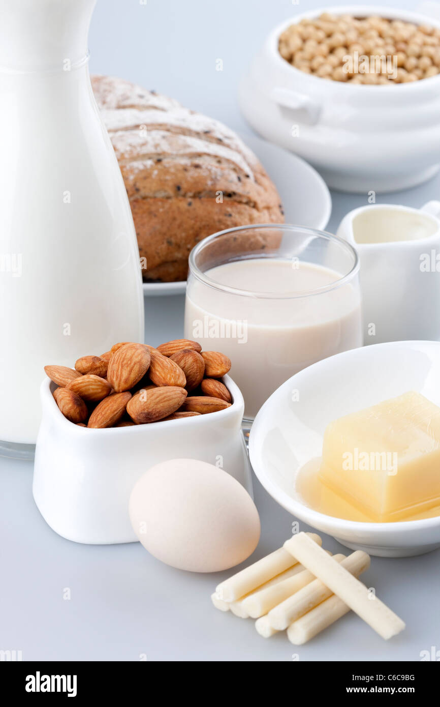 Basic food breakfast hi-res stock photography and images - Alamy
