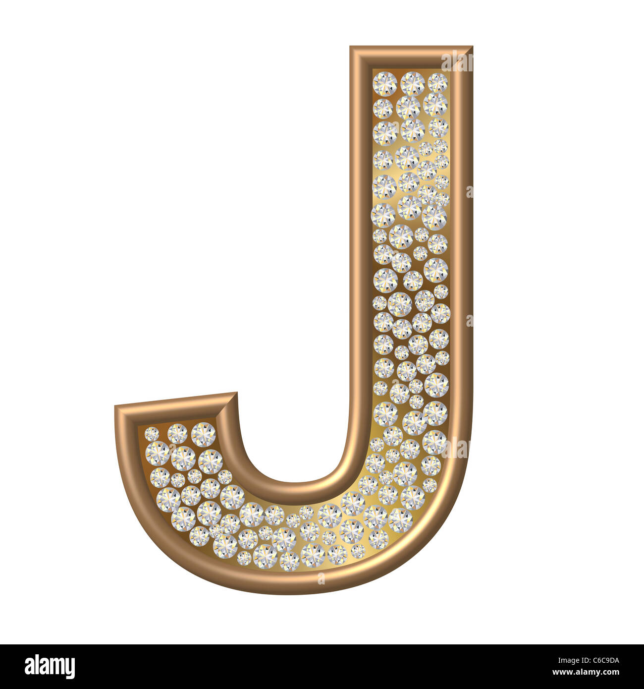 Diamond letter character gold hi-res stock photography and images - Alamy