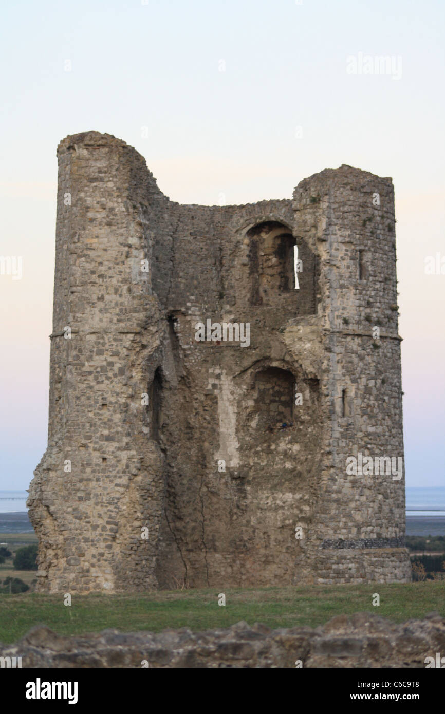 Hadleigh castle tower Stock Photo - Alamy