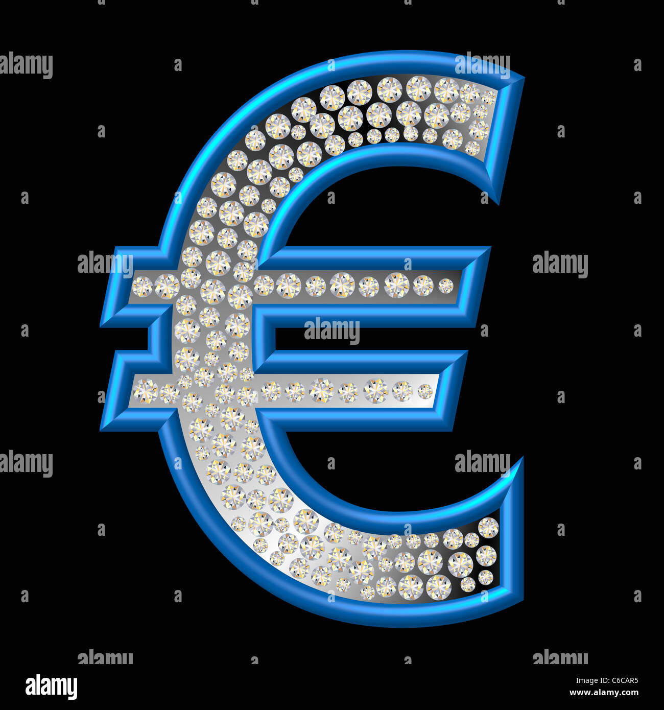 currency symbol diamonds Stock Photo - Alamy