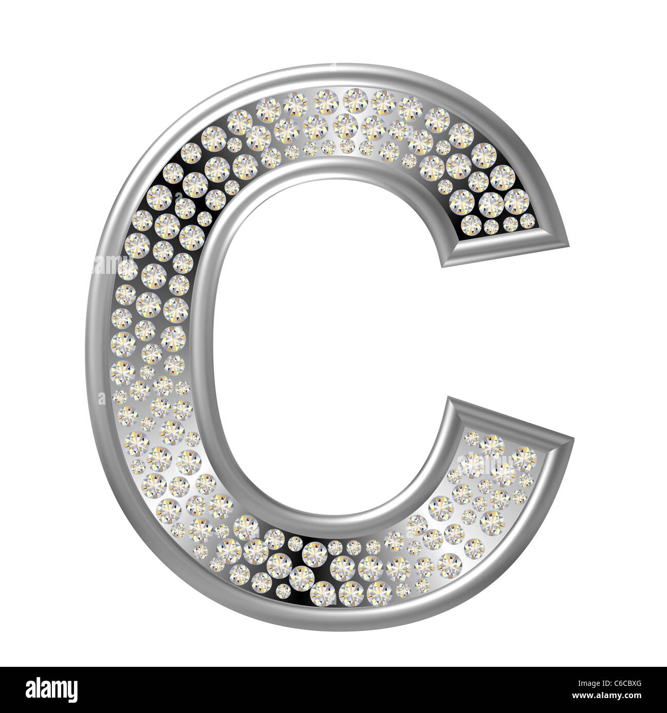 Diamond Letter / Character Stock Photo - Alamy