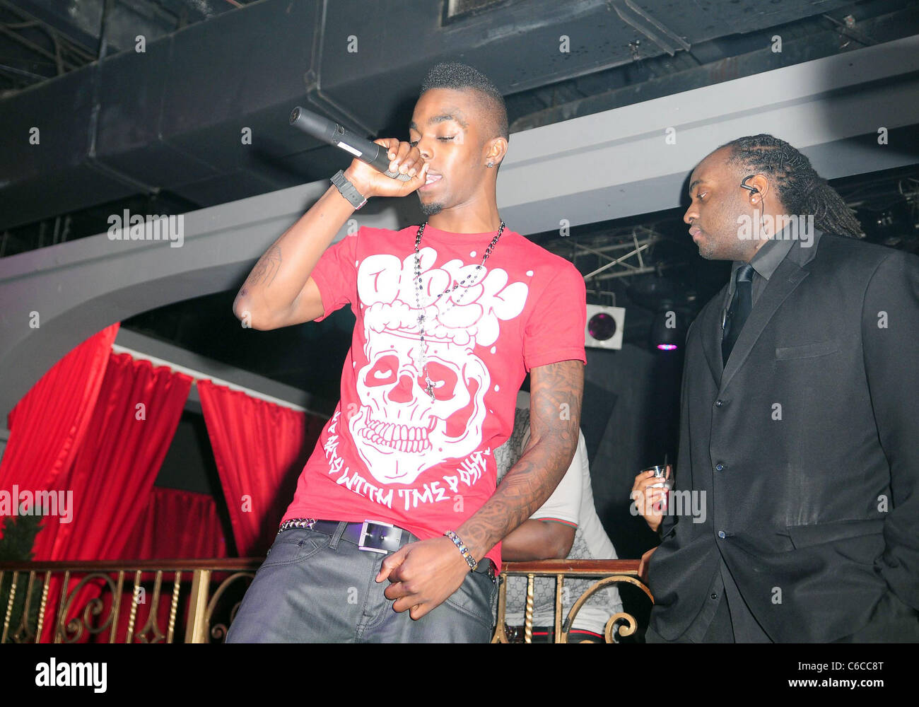 Rapper Roscoe Dash performs live on stage at the nightclub Sobe Live ...