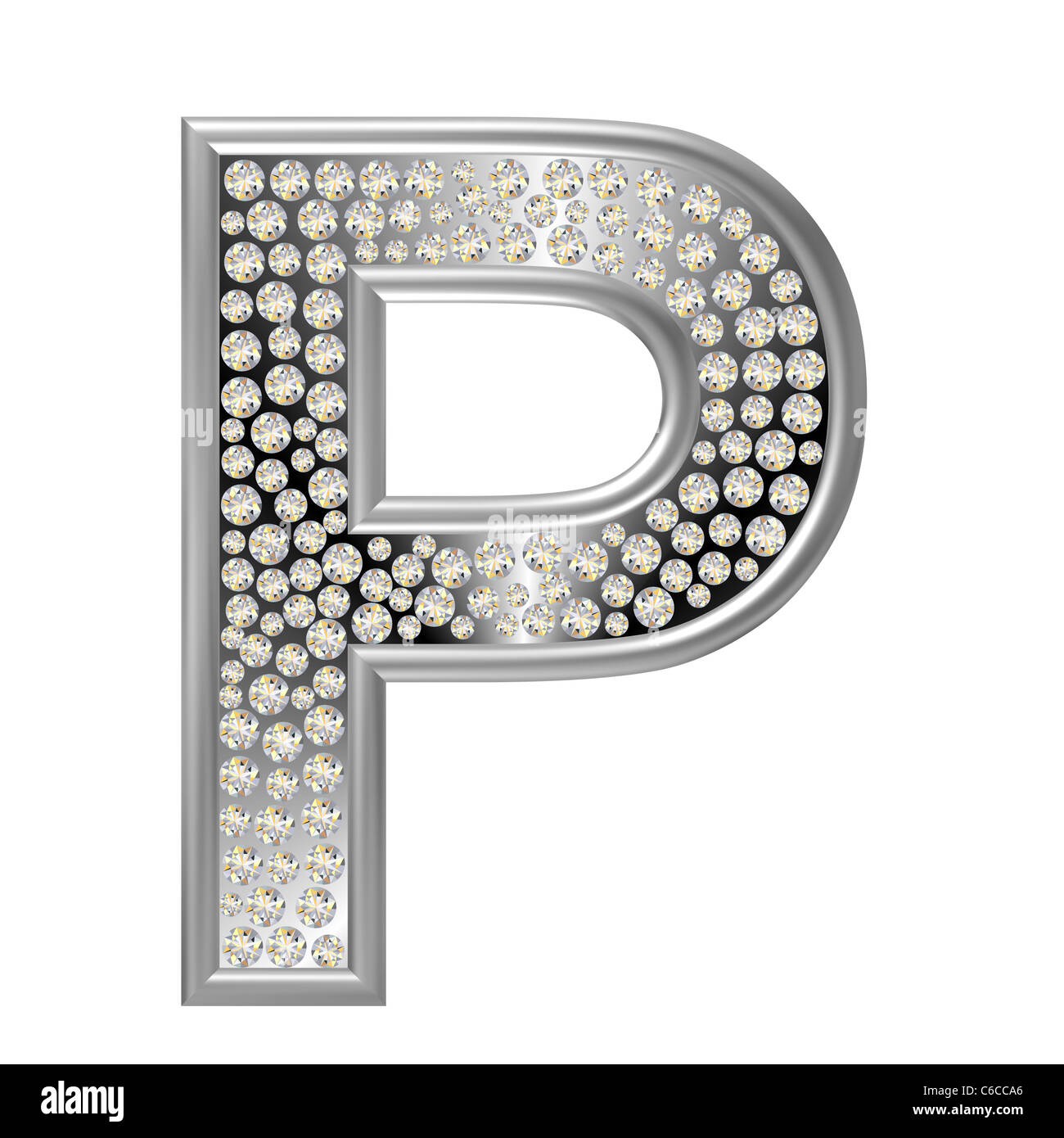 Diamond Letter / Character Stock Photo - Alamy