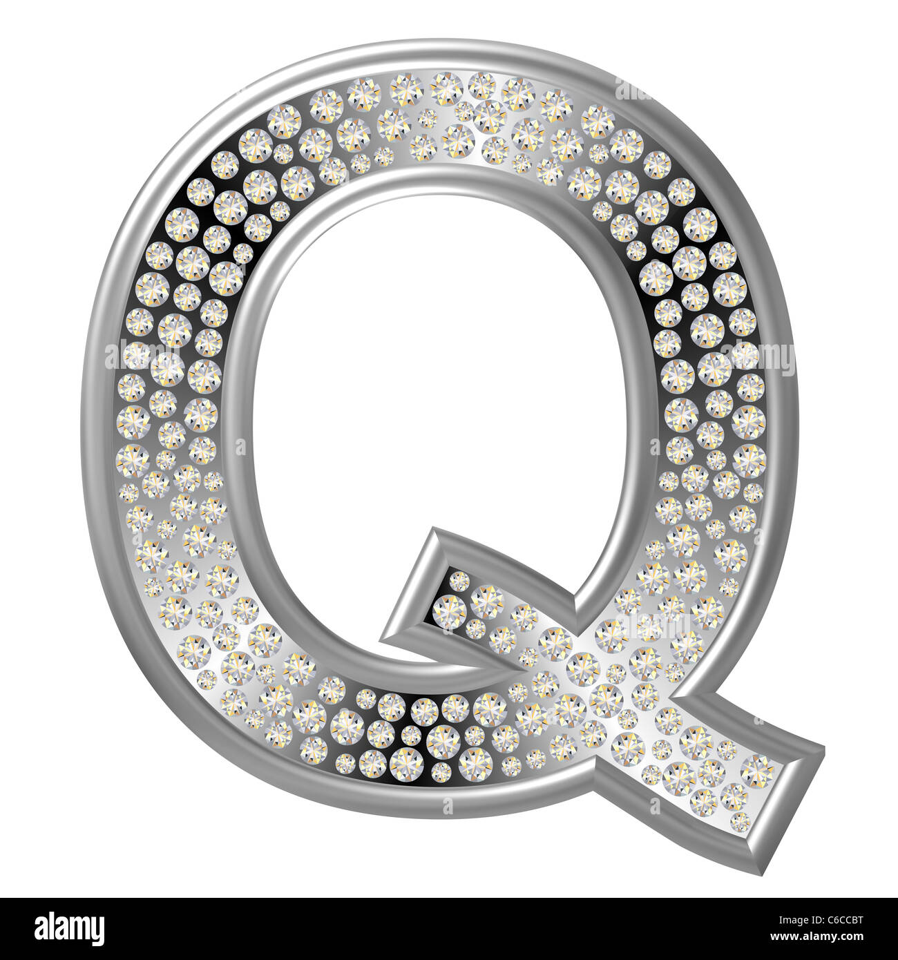Diamond Letter / Character Stock Photo - Alamy