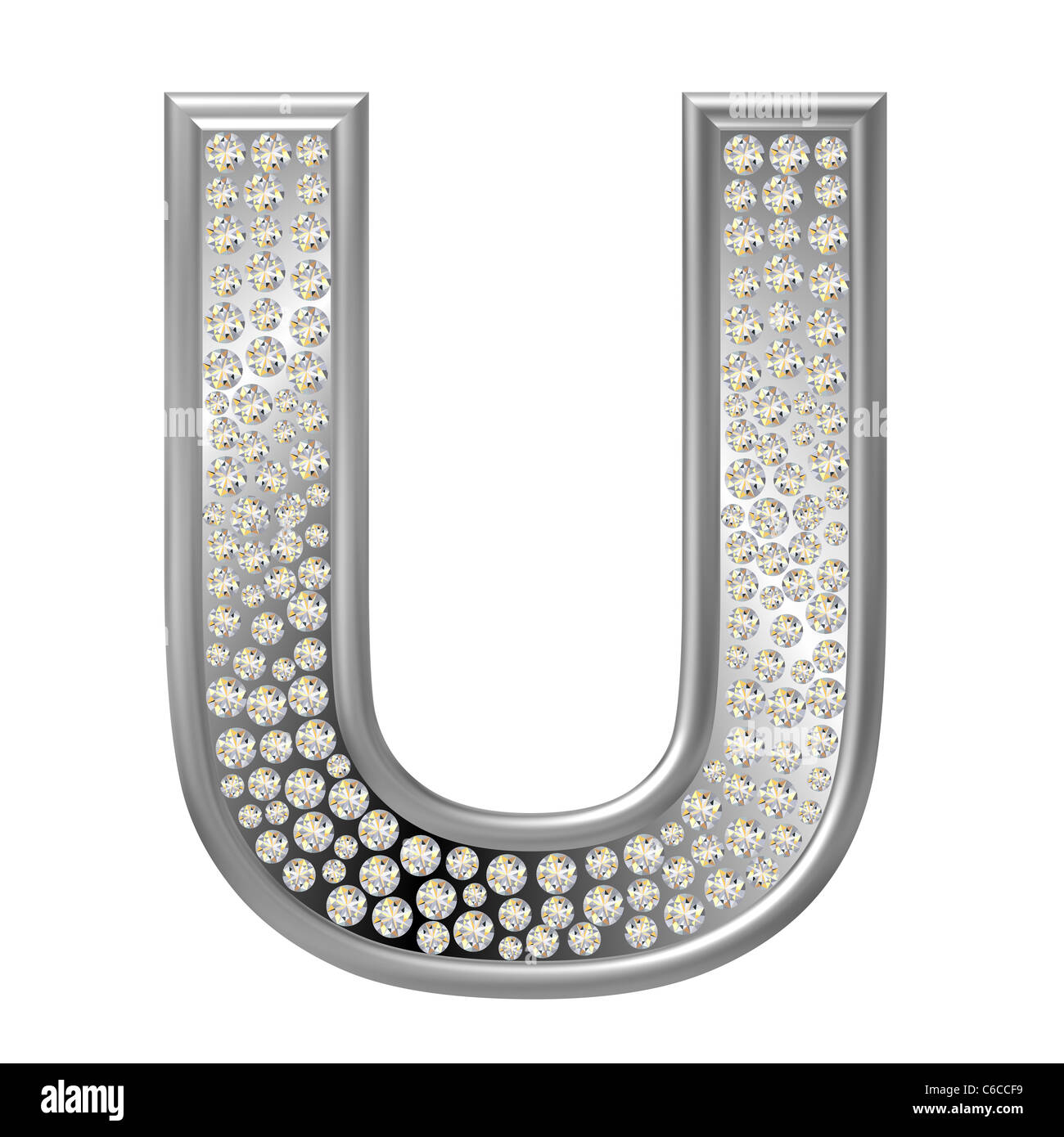 Diamond Letter / Character Stock Photo - Alamy