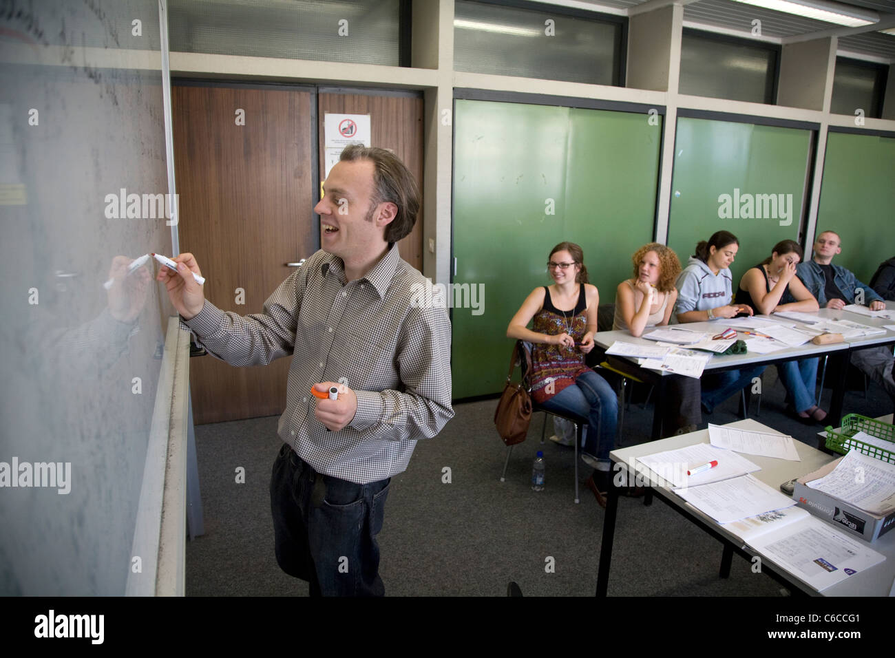 Dutch class at the Bochum University, Germany Stock Photo - Alamy