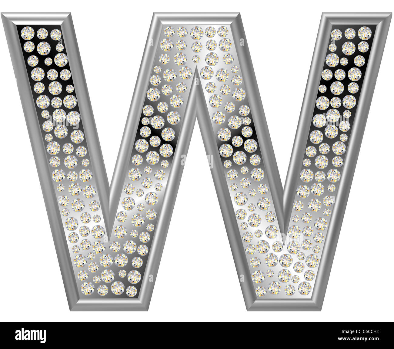Diamond Letter / Character Stock Photo - Alamy