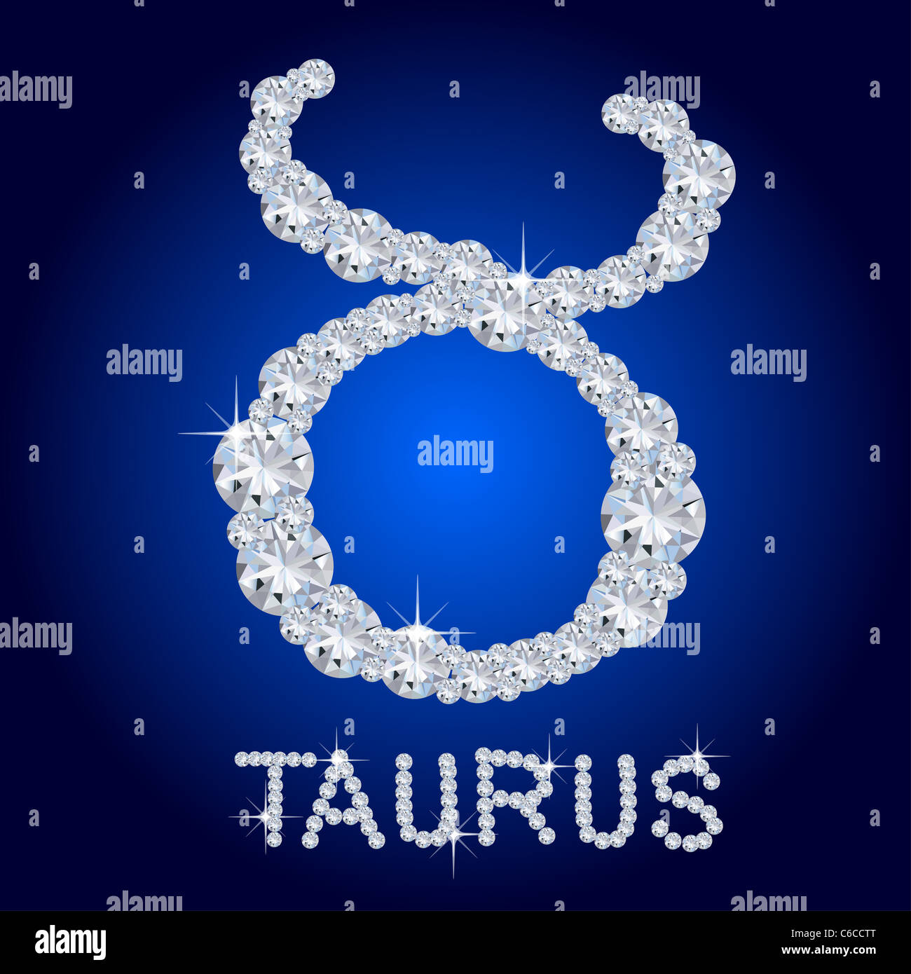 diamond zodiac sign Stock Photo - Alamy