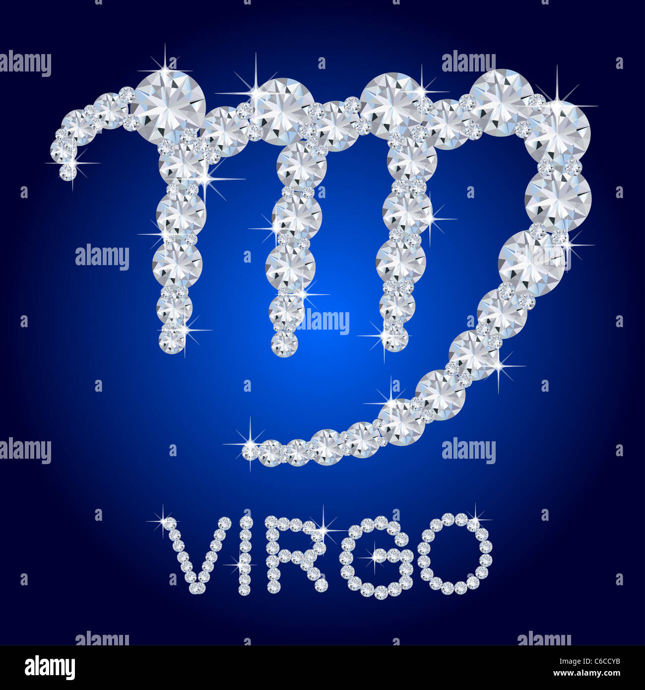 diamond zodiac sign Stock Photo - Alamy