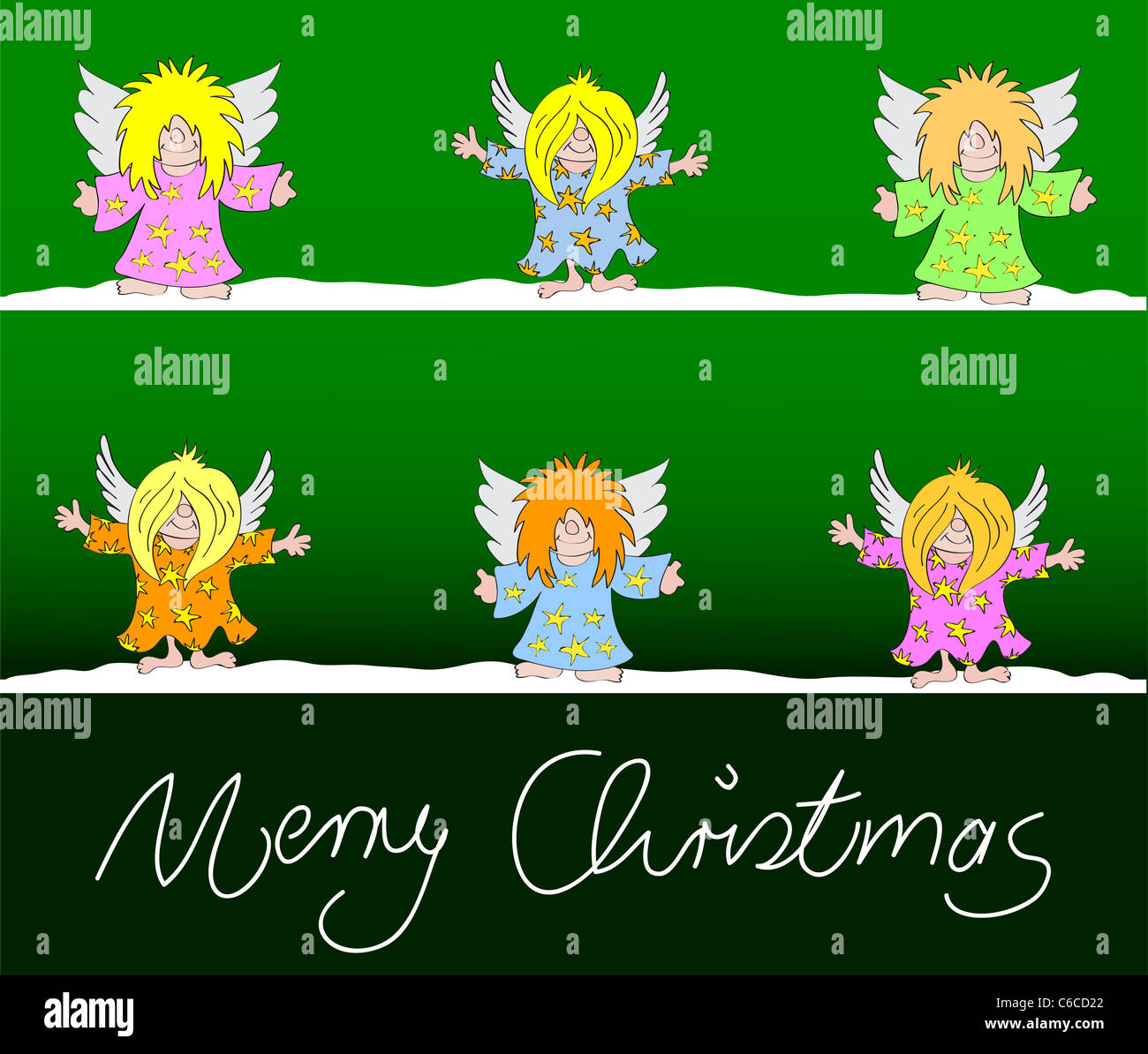 Christmas card cartoon hi-res stock photography and images - Alamy