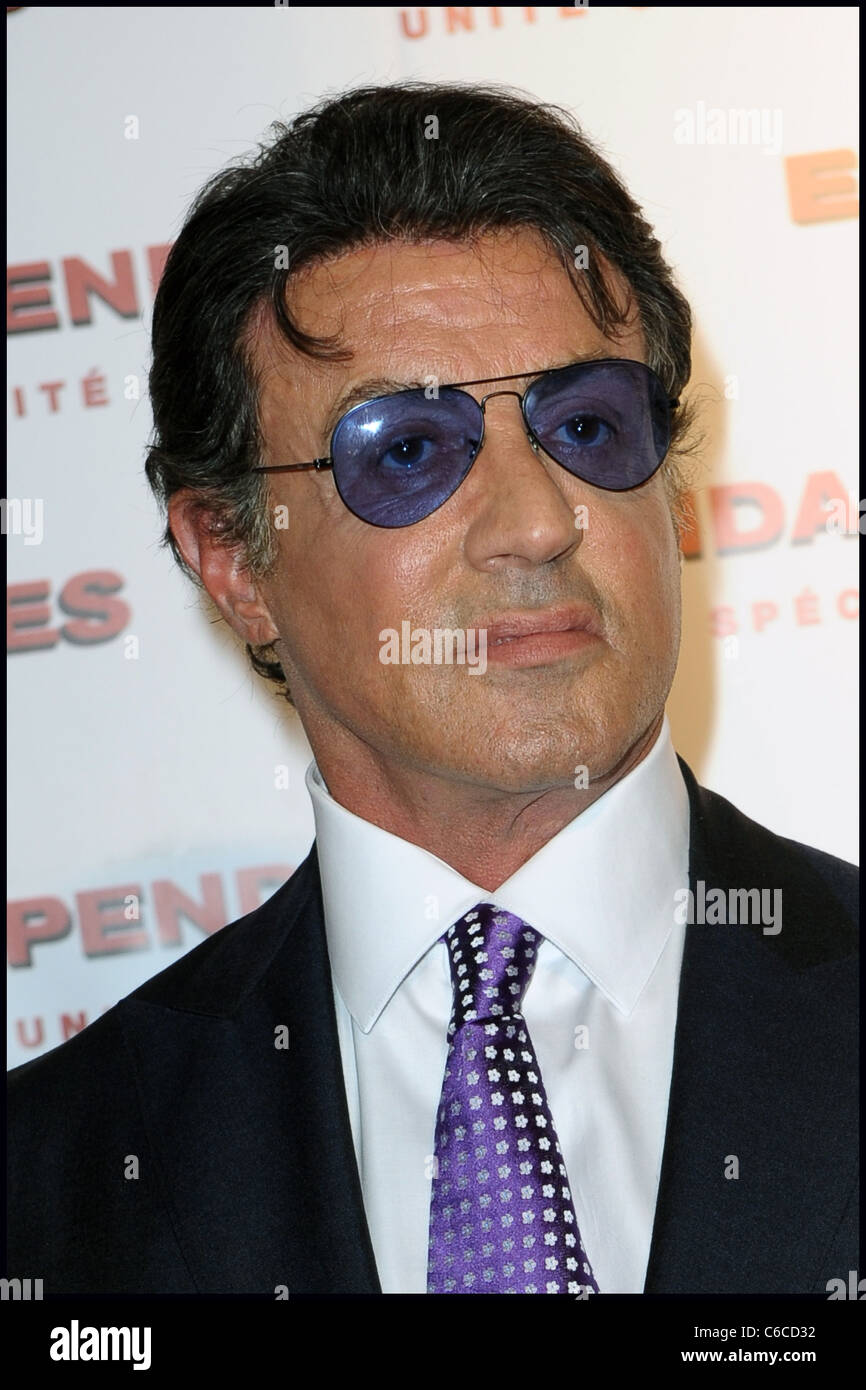 Sylvester Stallone Special screening of 'The Expendables' at Le Grand ...