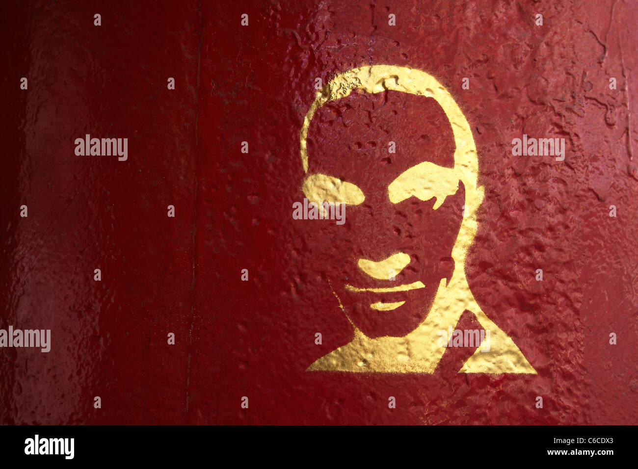 Stencil of a mans face hi-res stock photography and images - Alamy