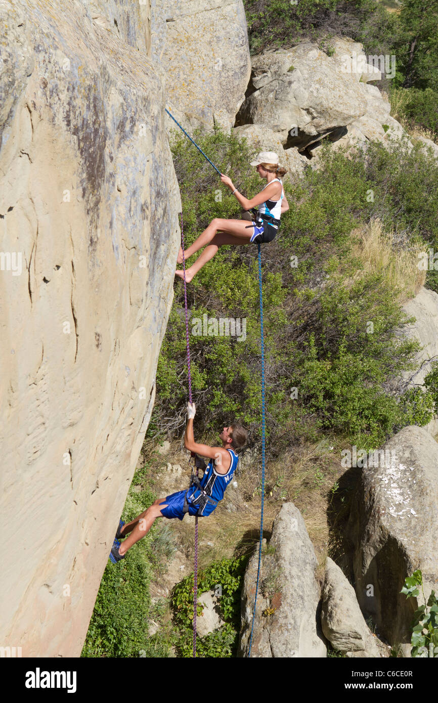 Scaling mountain hi-res stock photography and images - Alamy