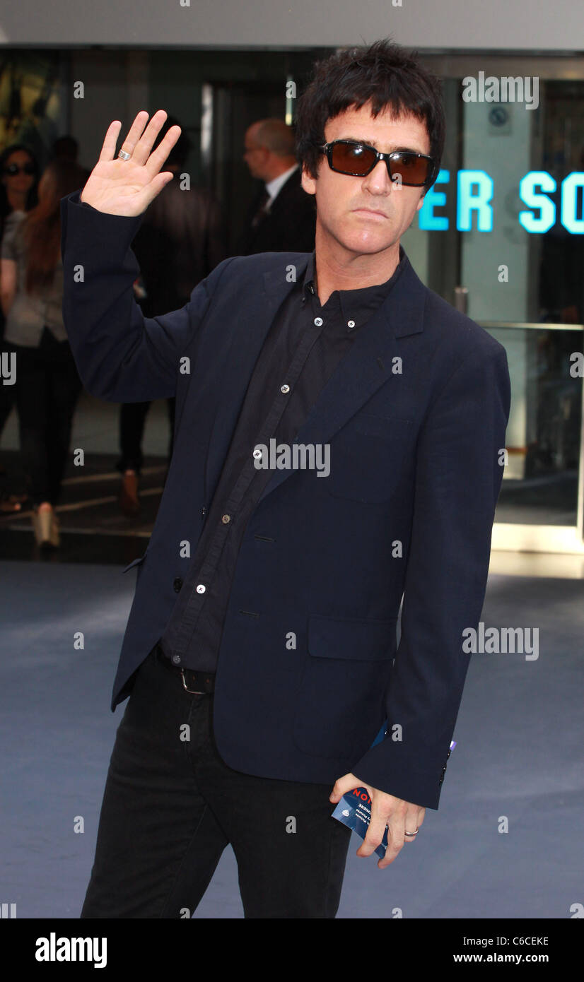 Johnny Marr World premiere of 'Inception' at the Odeon cinema ...