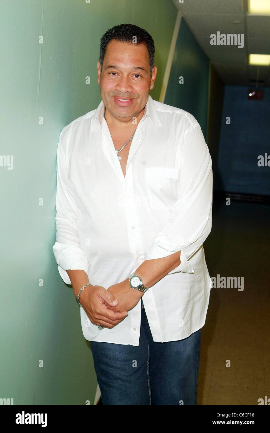 Salsa singer Tito Nieves backstage before he performs at James L ...