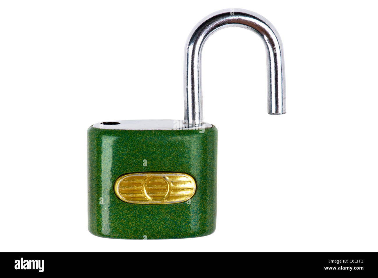 object on white - tool padlock close up Stock Photo - Alamy
