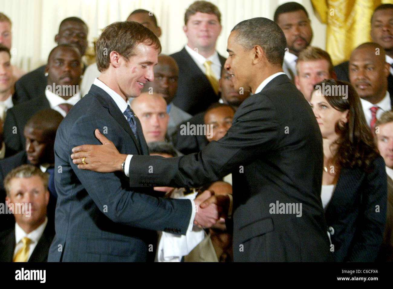 Drew Brees, starting quarterback for the New Orleans Saints U.S ...