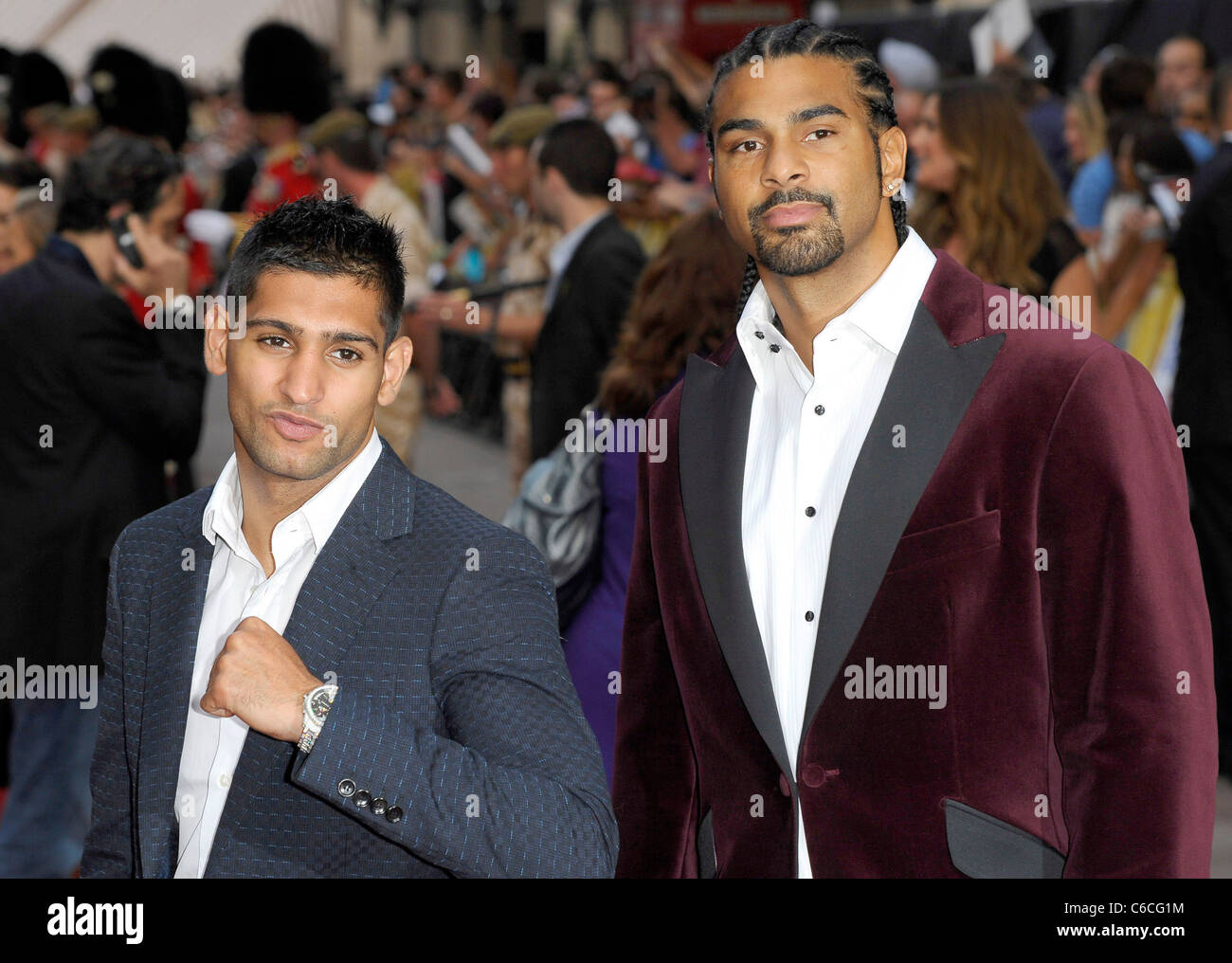 Amir Khan & David Haye The Expendables - UK film premiere held at the ...