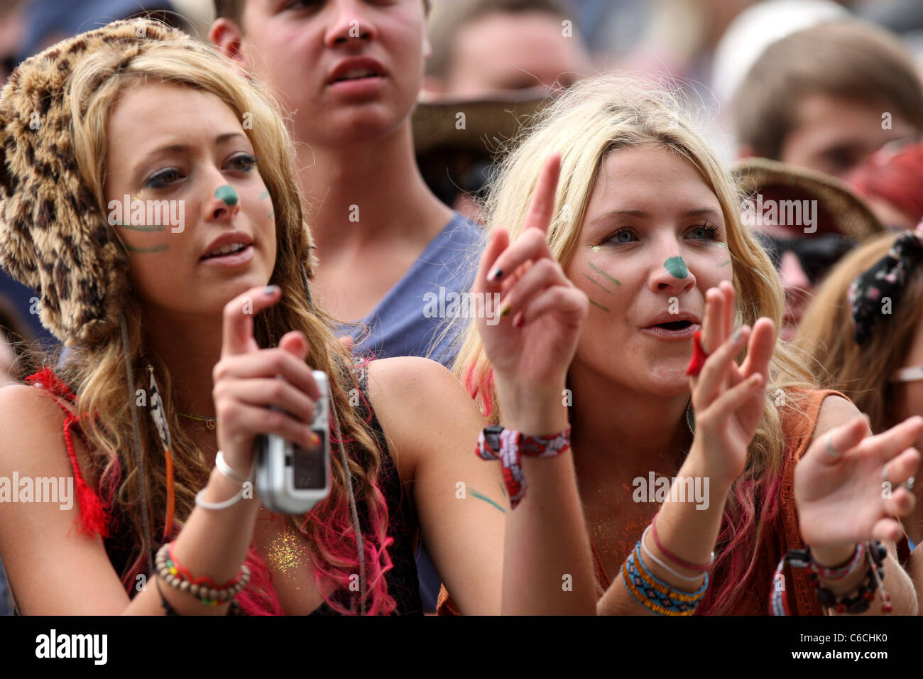 Festival fans crowd hi-res stock photography and images - Alamy