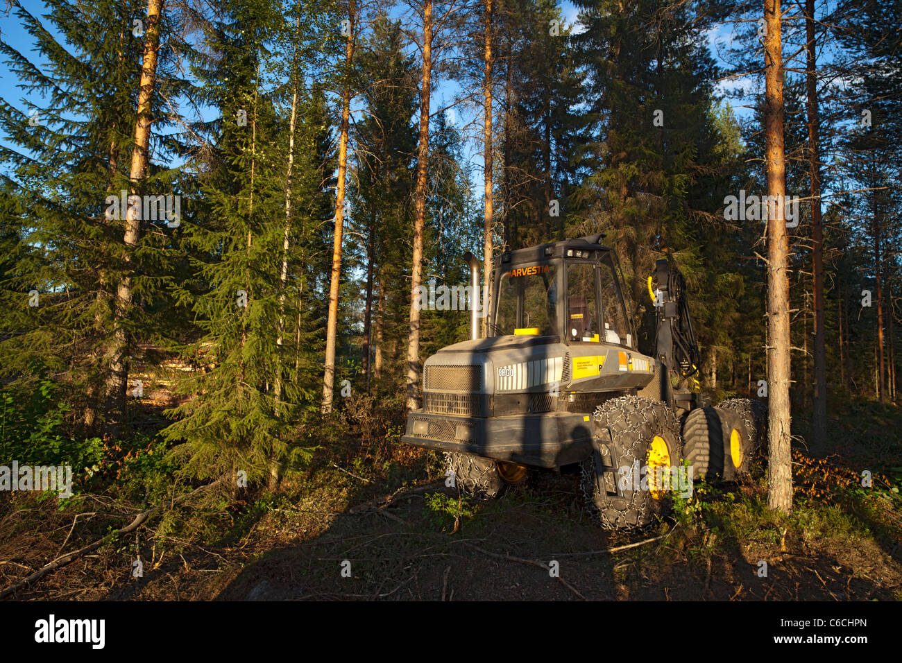 One Modern Forestry Machine Stock Photos & One Modern Forestry Machine ...