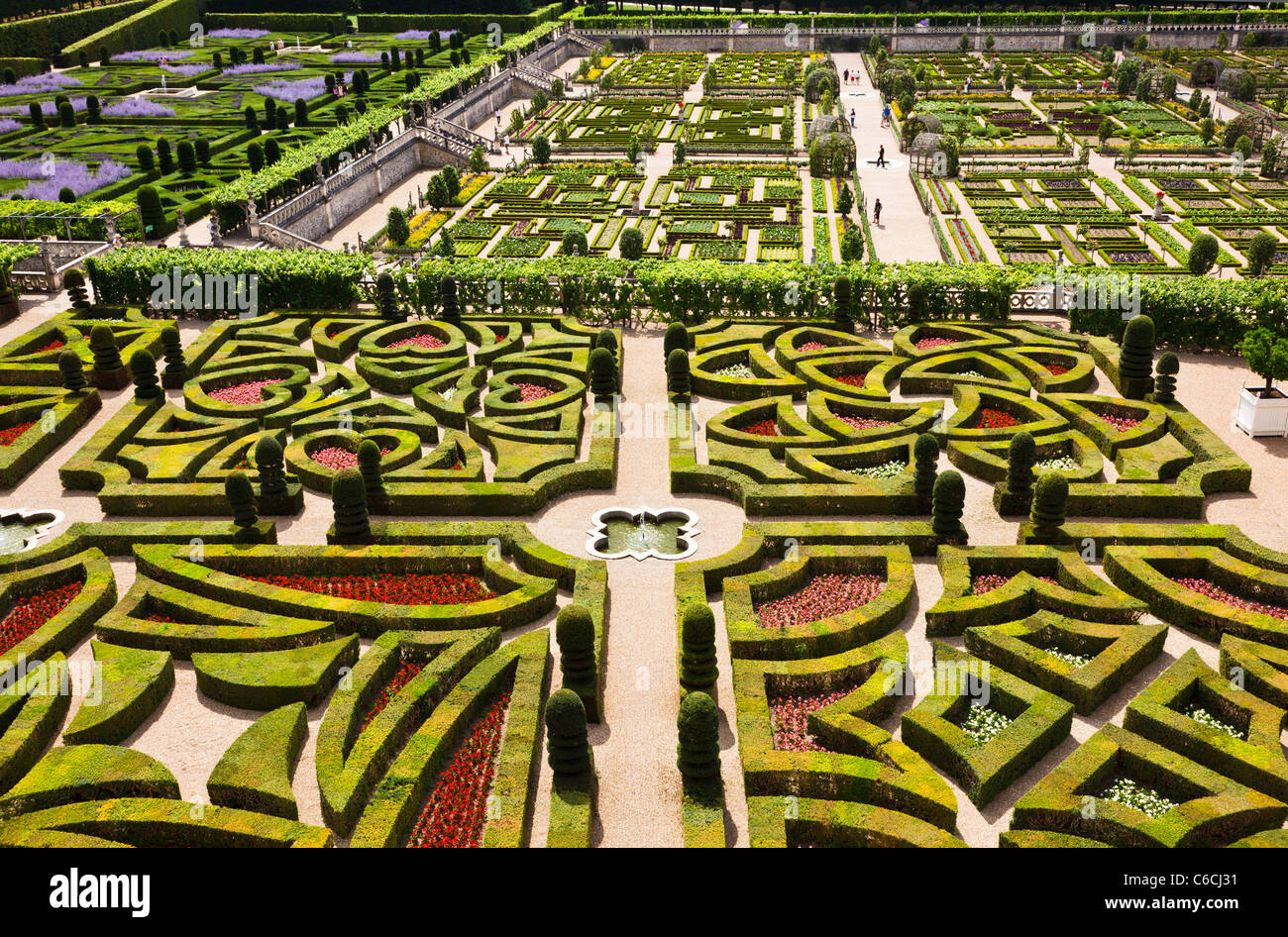 Love Garden and other Renaissance formal gardens at Chateau Villandry ...