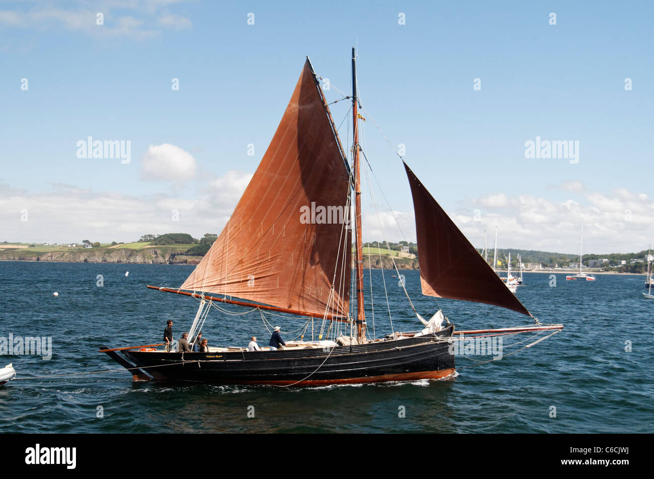 Leenan Head, zulu boat, bay of Douarnenez, maritime event of Douarnenez ...