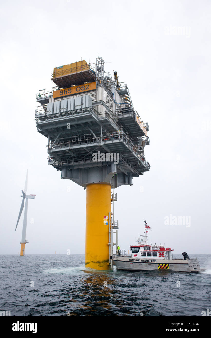 Sheringham Shoal Offshore Wind Farm. Photo:Jeff Gilbert Stock Photo - Alamy