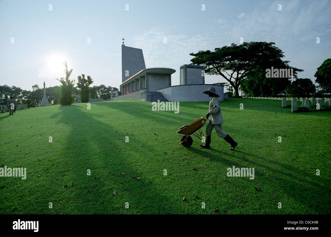 Kranji War Cemetery and Kranji Military cemetery Singapore, maintained ...