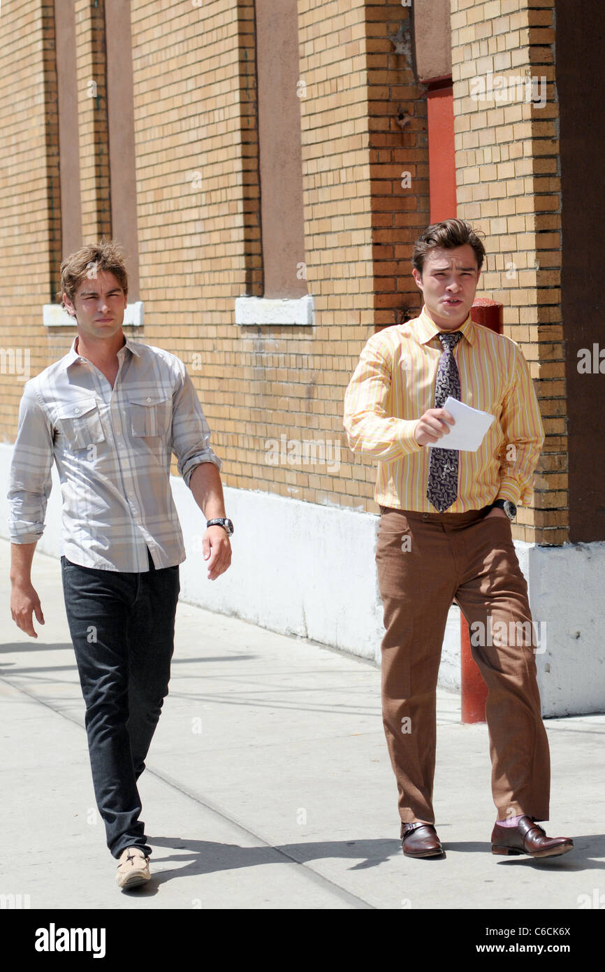 Ed westwick chace crawford hi-res stock photography and images - Alamy