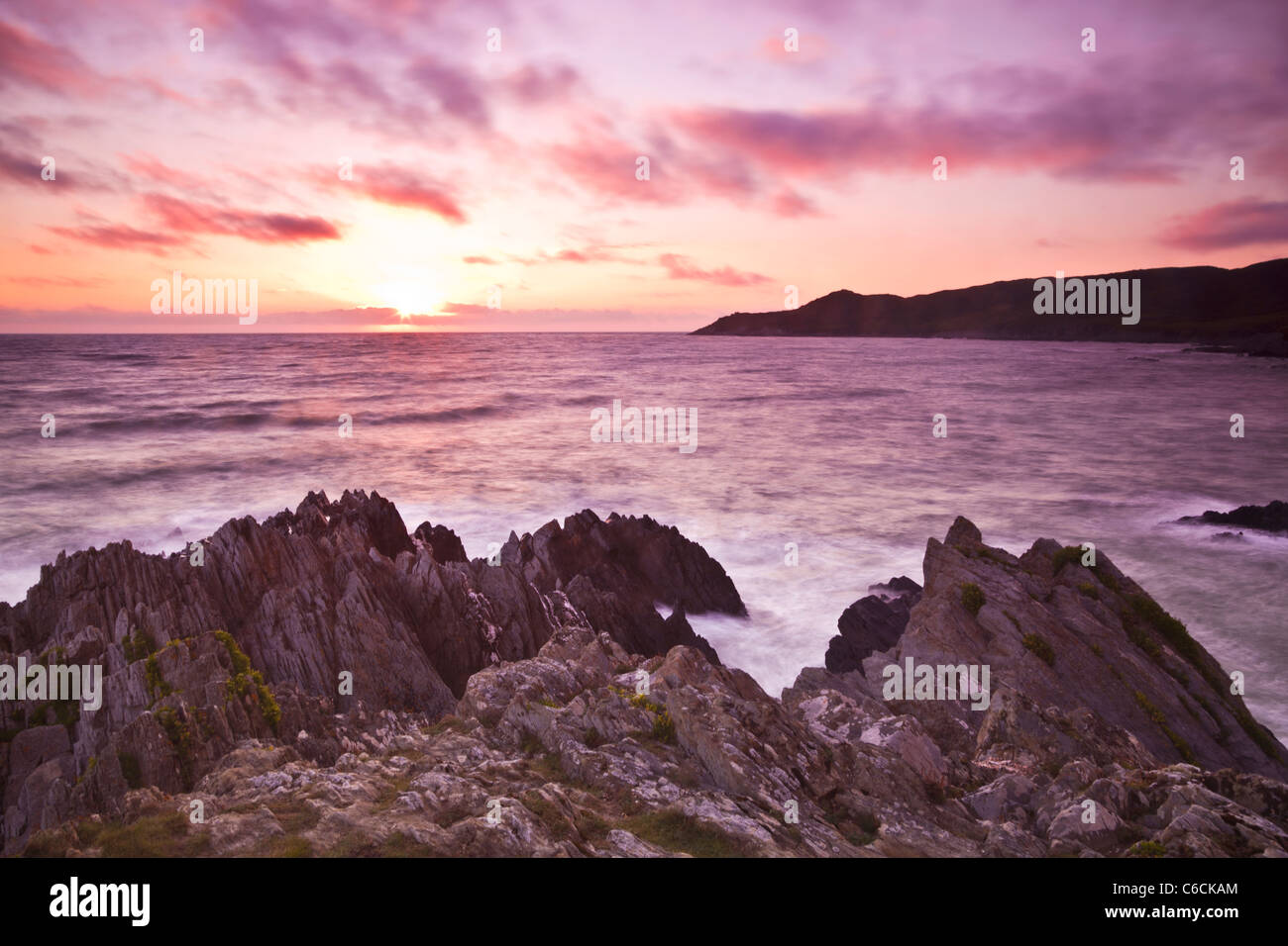 Devon coast and sunset hi-res stock photography and images - Alamy