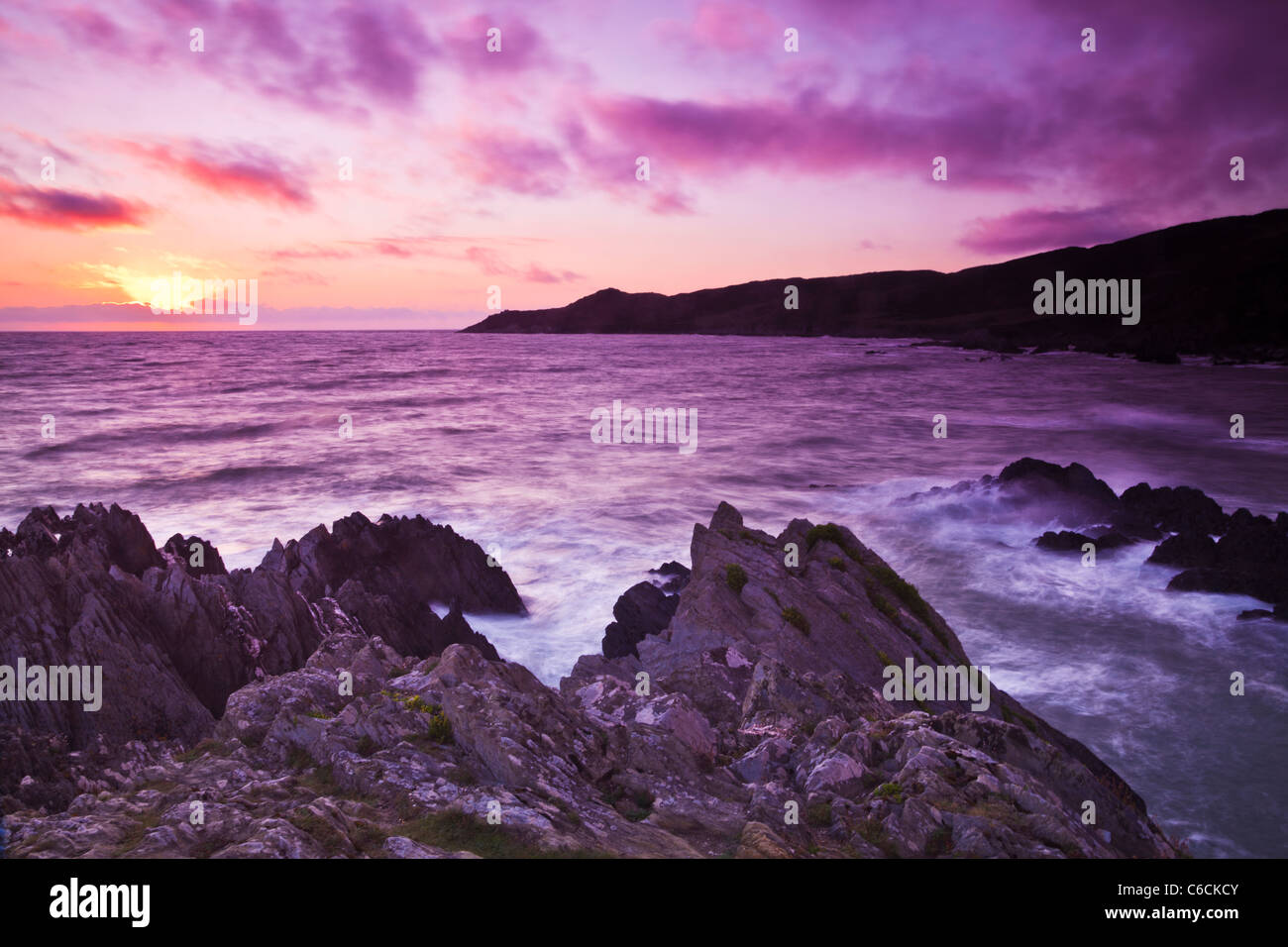 North devon coast sunset hi-res stock photography and images - Alamy