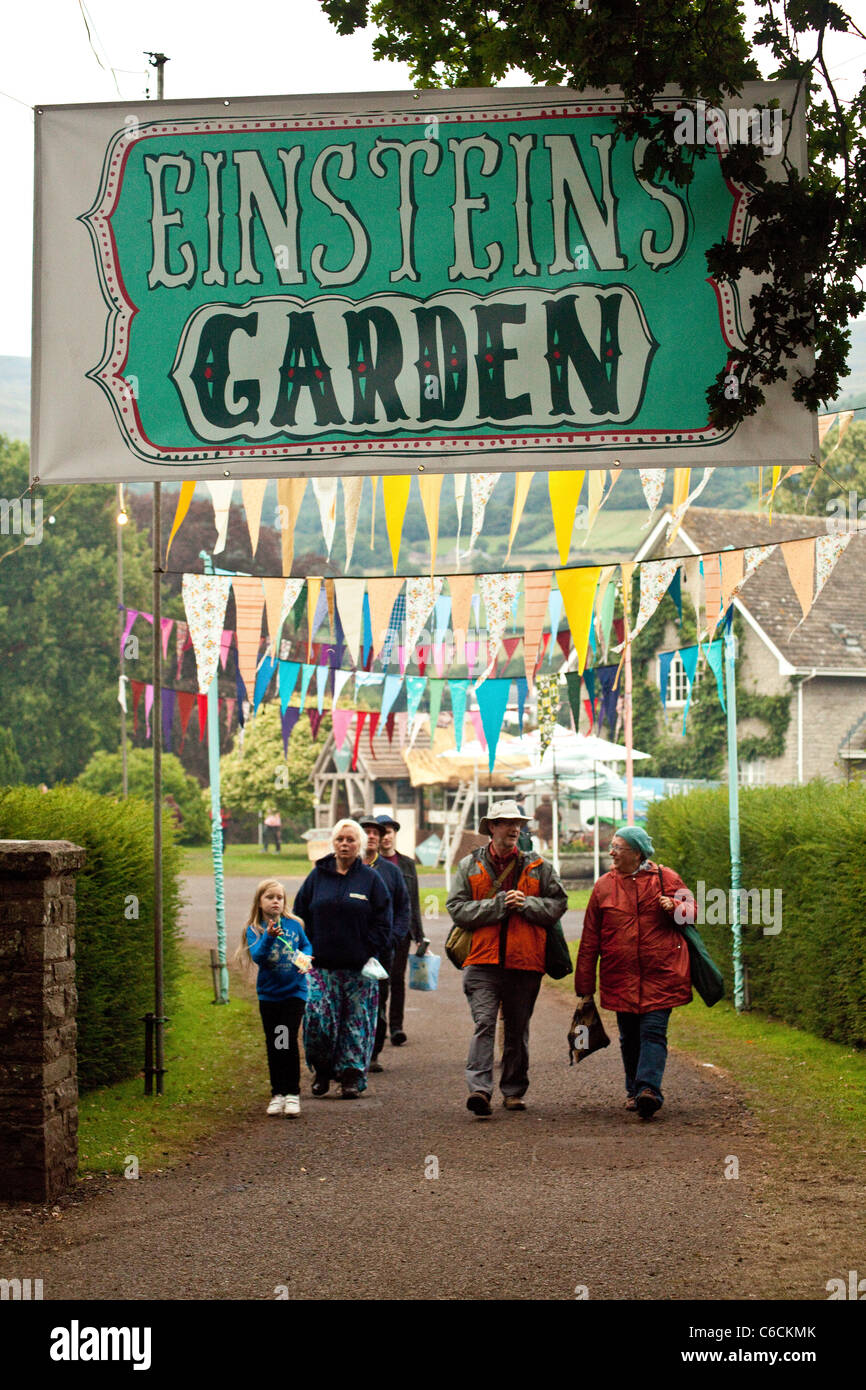 Einsteins garden,Green man Festival, Glanusk Park, Wales, U.K Stock ...