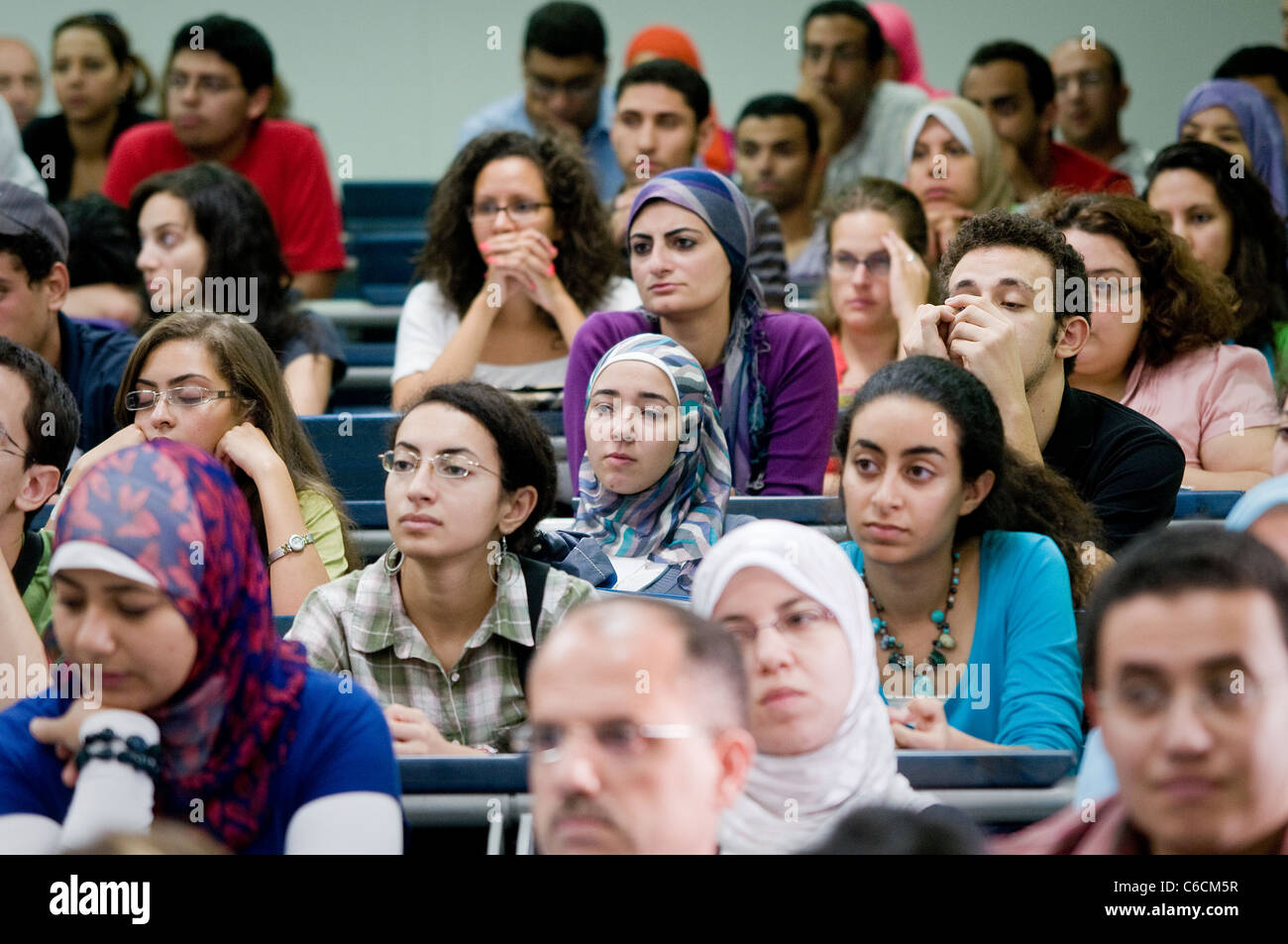 Muslim students lecture hall hi-res stock photography and images - Alamy