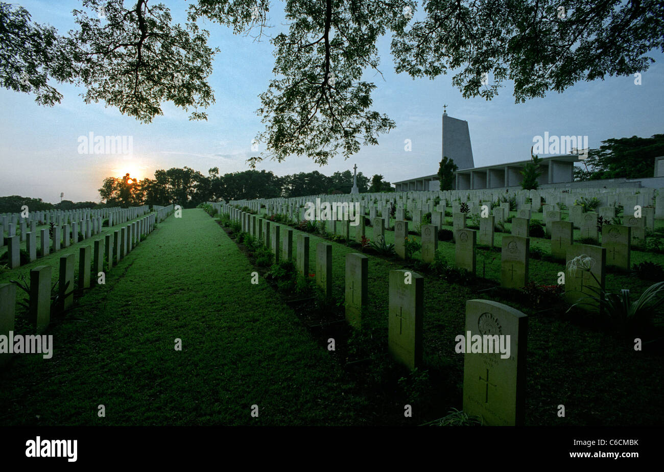 Kranji War Cemetery and Kranji Military cemetery Singapore, maintained ...
