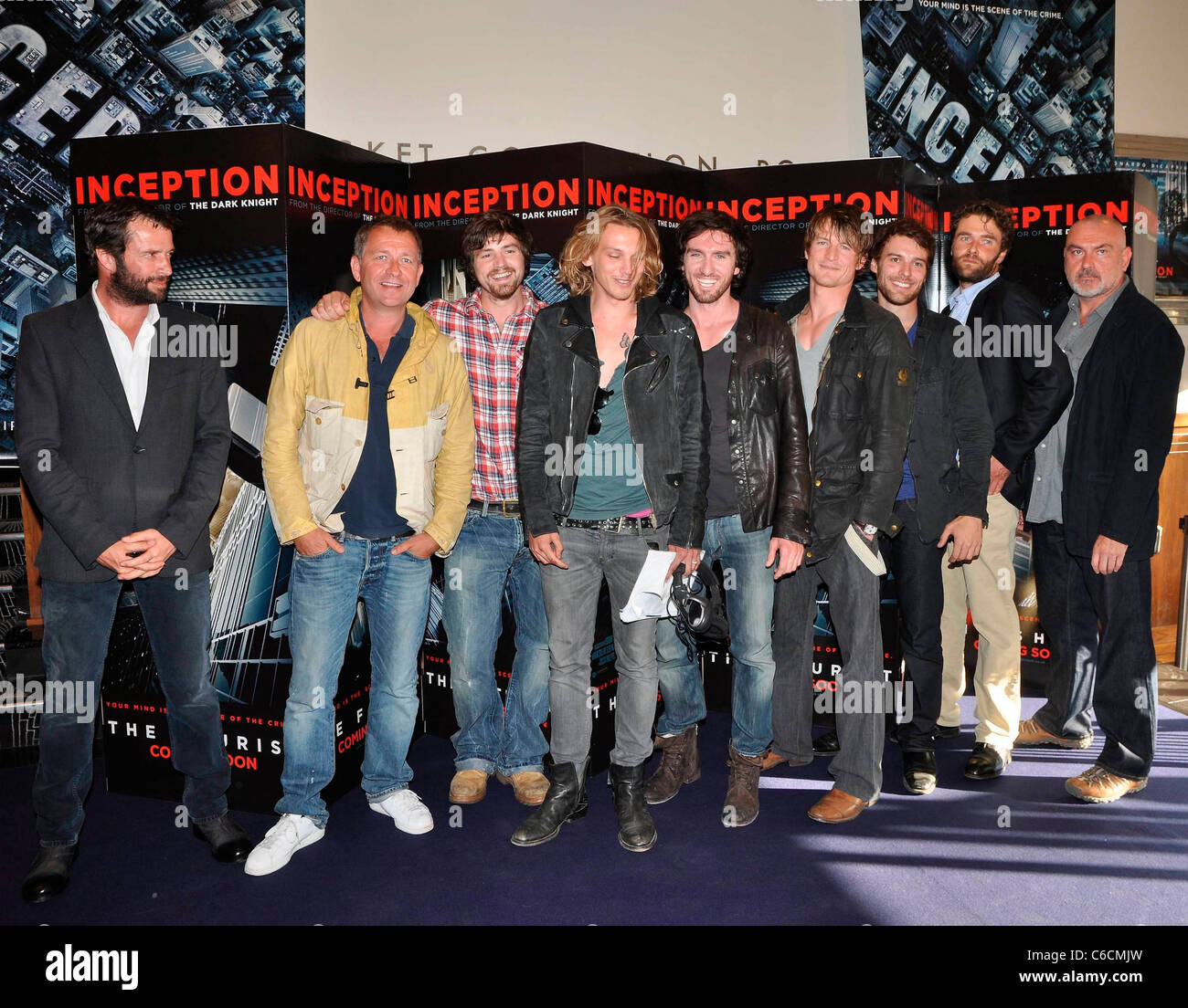 Cast of 'Camelot' including: Sean Pertwee, Jamie Campbell Bower, Fergus ...