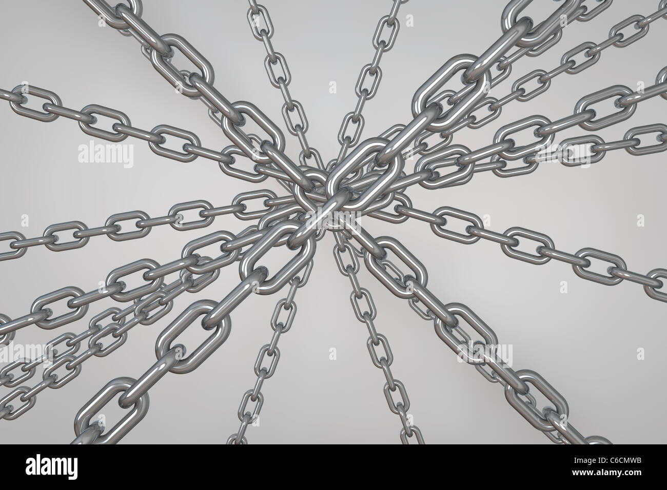 3d render background steel chains hi-res stock photography and images ...