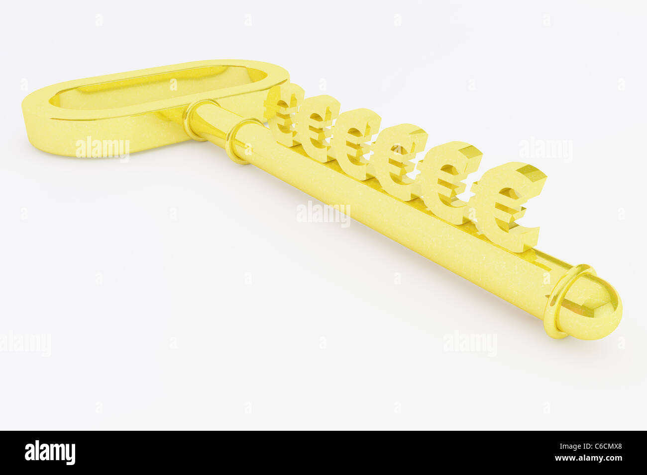 Three dimensional rendering euro symbol Stock Photo - Alamy