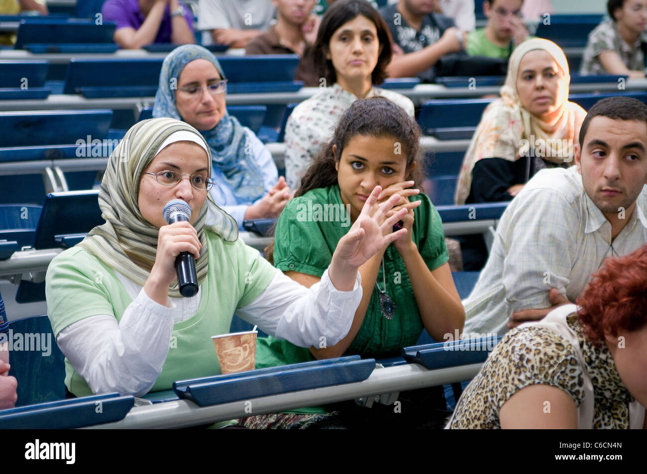 EGYPT, CAIRO: Students at the private and elite German University in ...