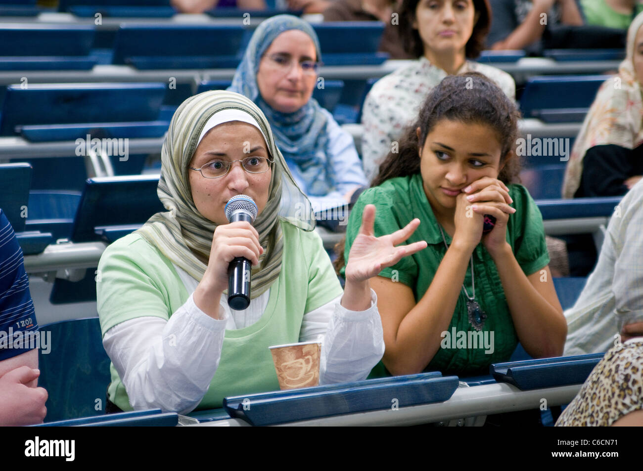 EGYPT, CAIRO: Students at the private and elite German University in ...