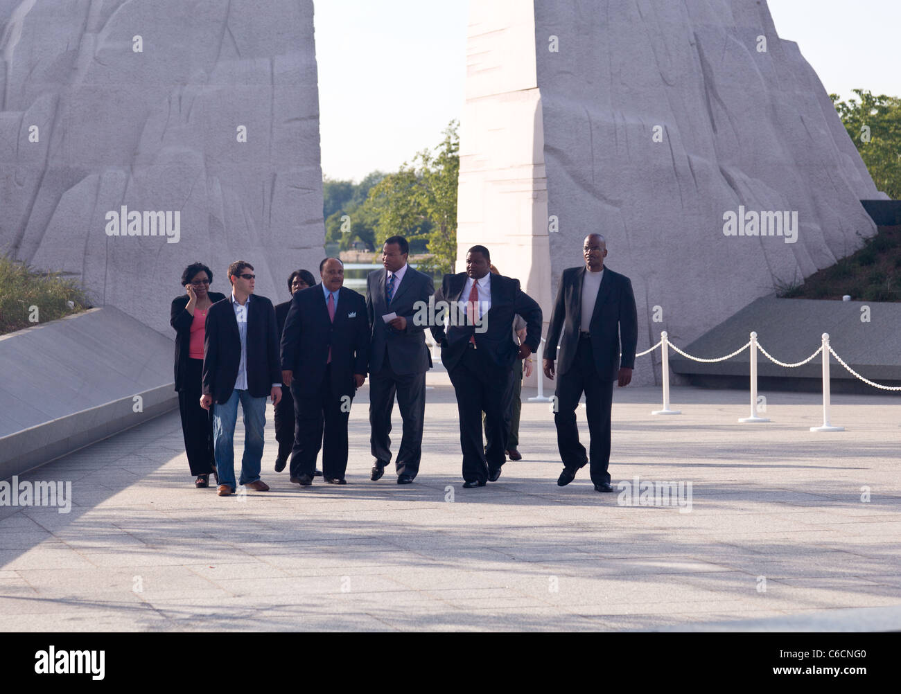 Washington, DC - August 24: Martin Luther King III visits the new ...