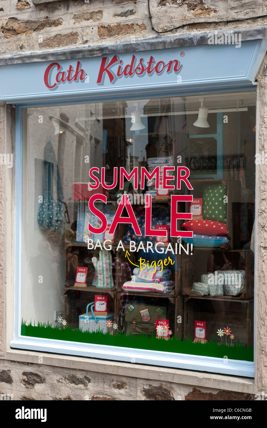 The Cath Kidston store at 67 Fore Street, St Ives, Cornwall, England ...