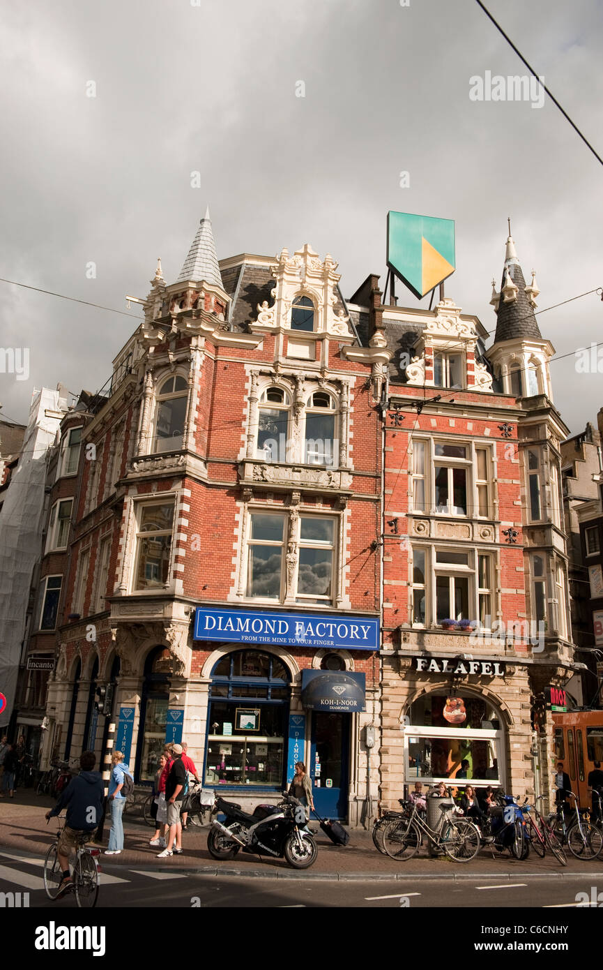 Diamond Factory Shop Amsterdam Holland Netherlands Europe Stock Photo ...