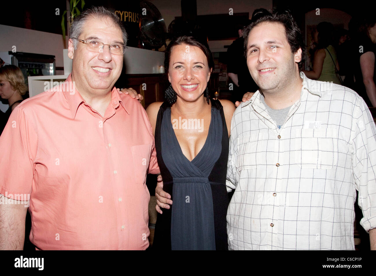 Tom Siracusa , Louisa Lydell, and David Babani attend the after party ...