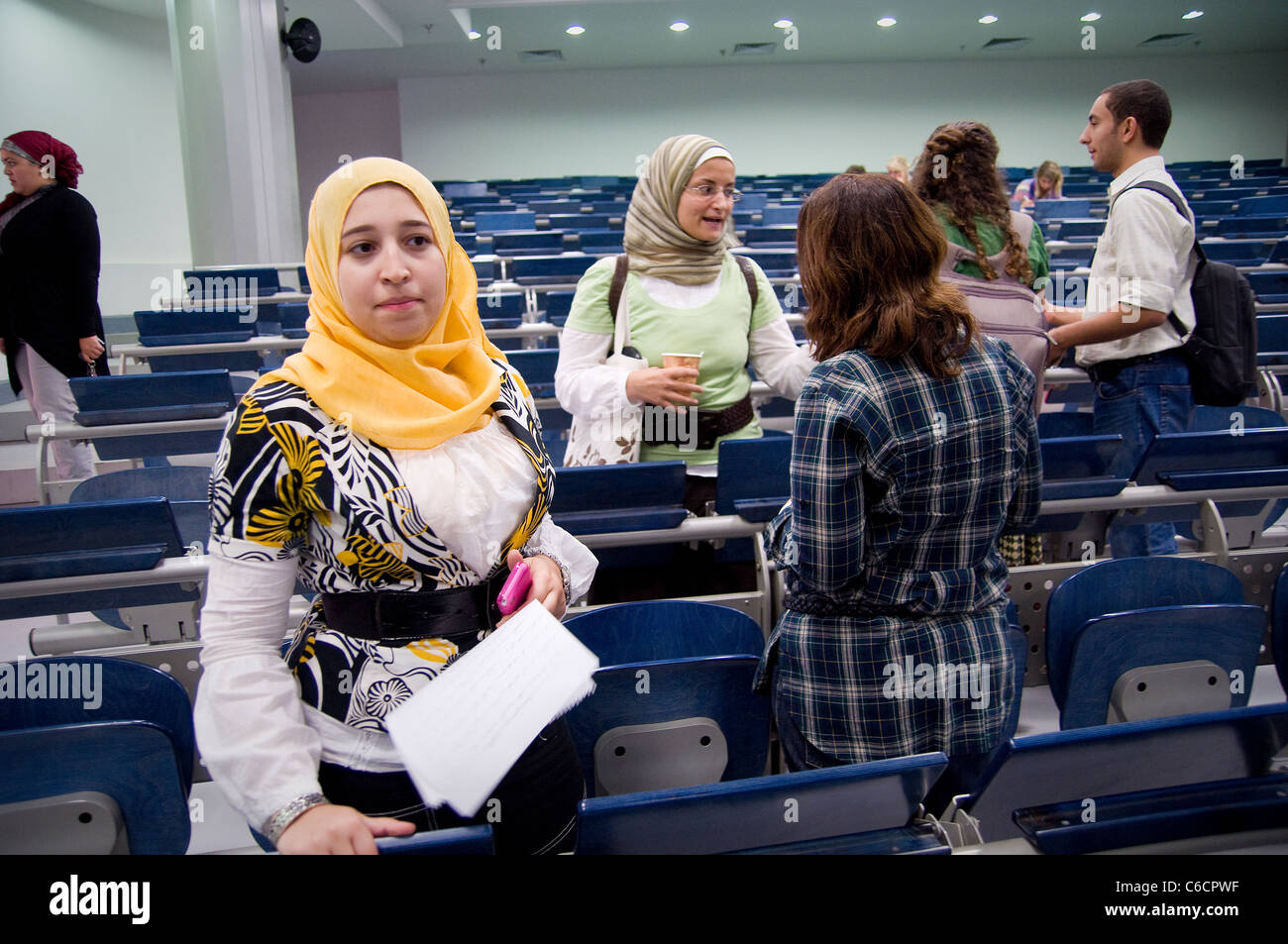 EGYPT, CAIRO: Students at the private and elite German University in ...