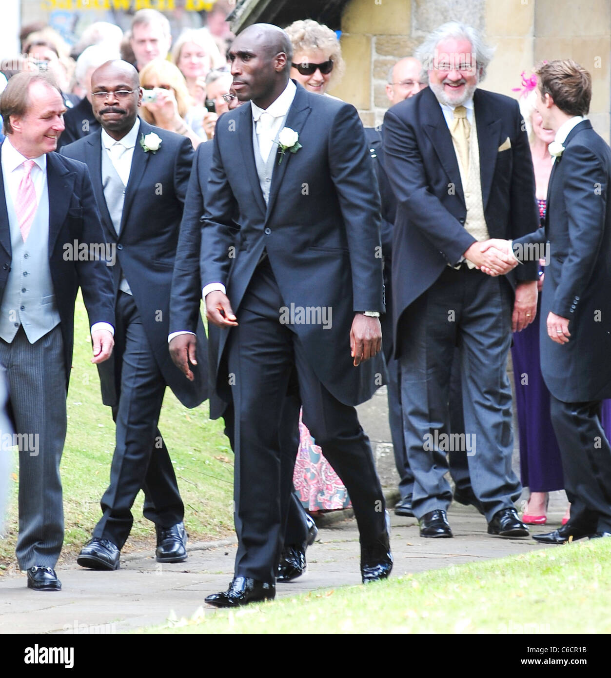 Sol Campbell The wedding of Sol Campbell and Fiona Barratt at St ...