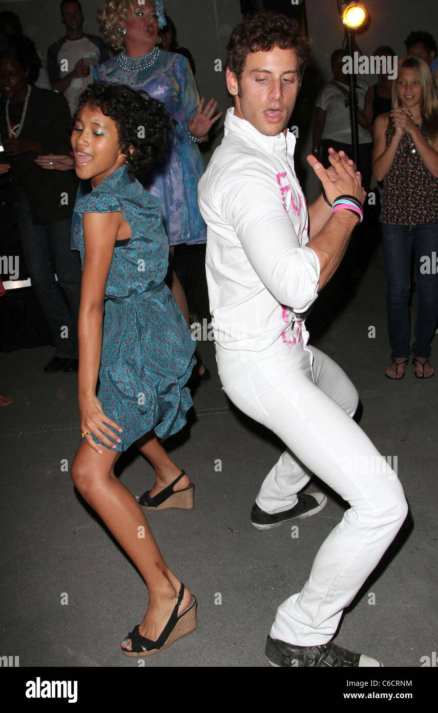 Sydney Park and Director JB Ghuman Jr attending the 28th Annual Outfest Film Festival closing ...