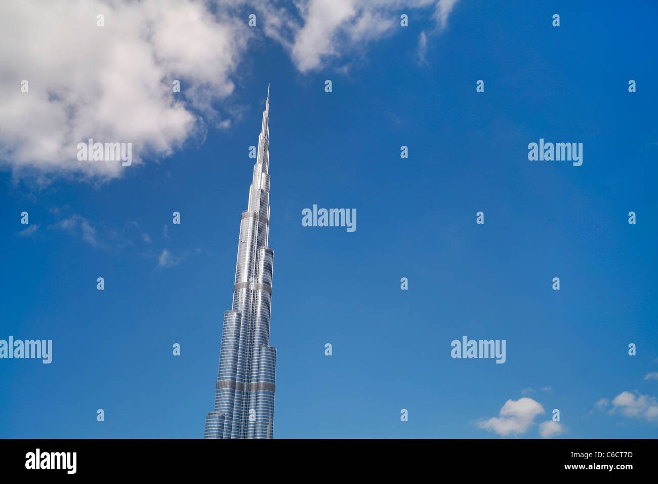 The Burj Khalifa, completed in 2010, the tallest man made structure in ...