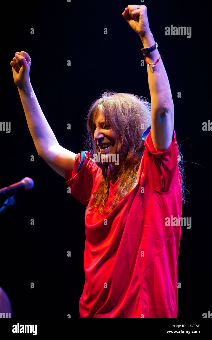 Patti Smith performs in concert during 'Veranos de la Villa' music ...